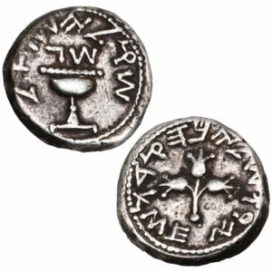 Second Temple Tax Coin Silver Shekel - Discovered in Jerusalem