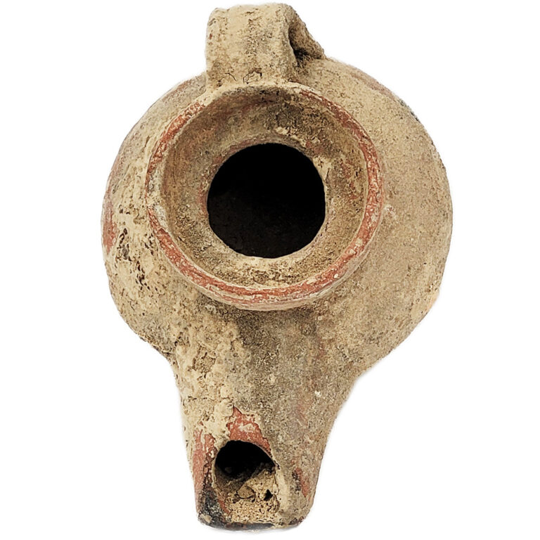First Century Clay Oil Lamp - Hellenistic Clay Artifacts