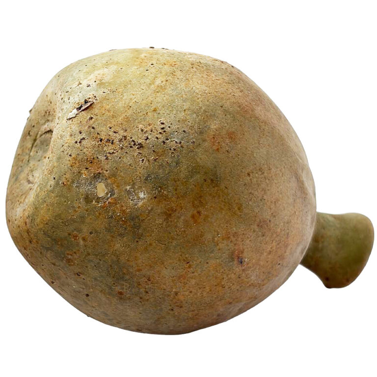 Decorated Byzantine Green Perfume Glass - Ancient Artifact