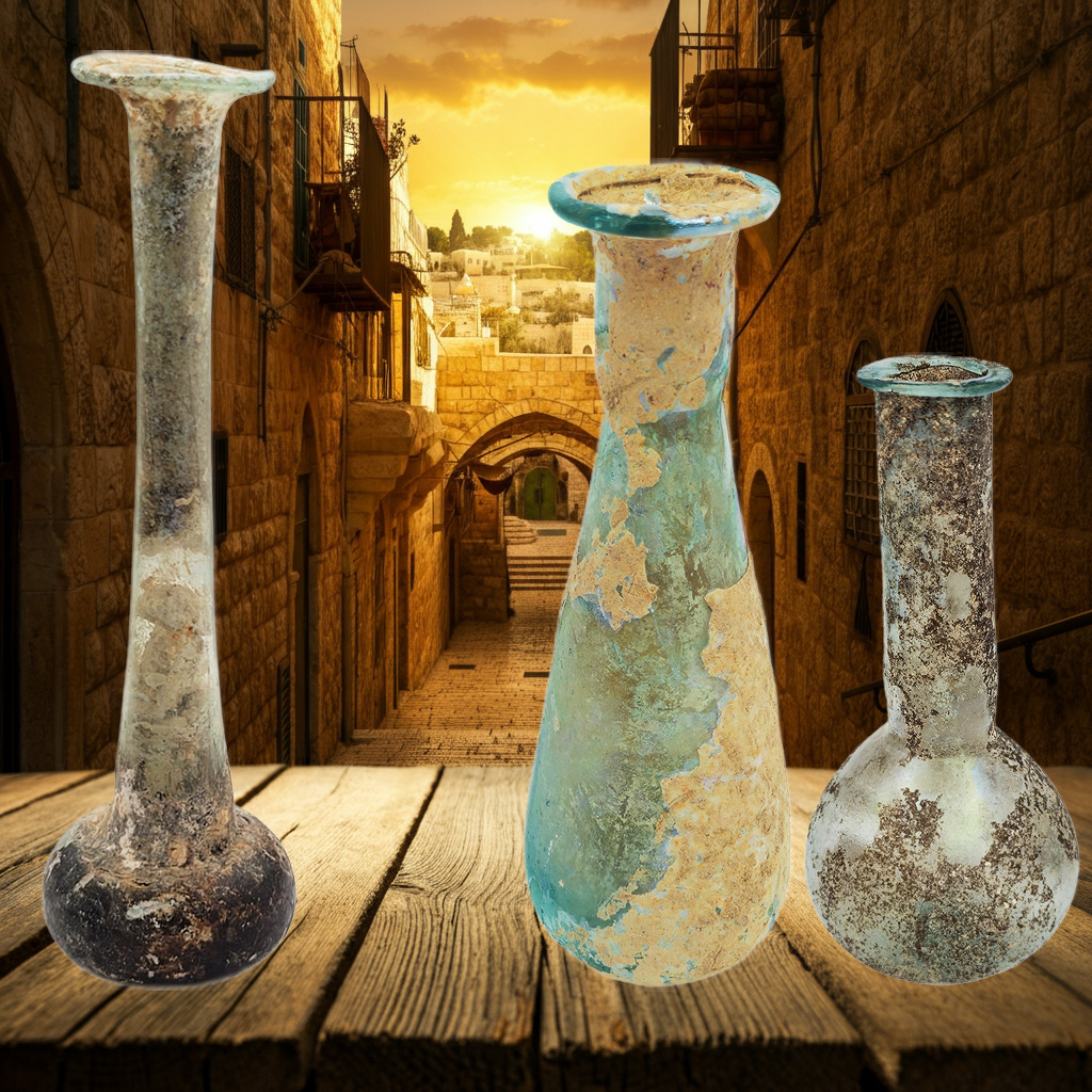 Roman Glass Tear Bottles: Ancient Lacrymatory Vessels