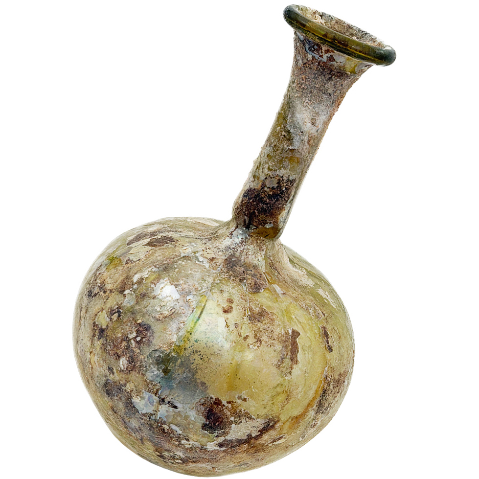 Roman Glass Bottle for Precious Oils – 2000-Year History