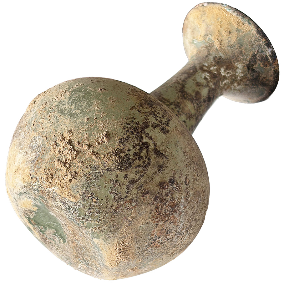 Roman Glass Vase for Precious Oils - Found in Jezreel Valley