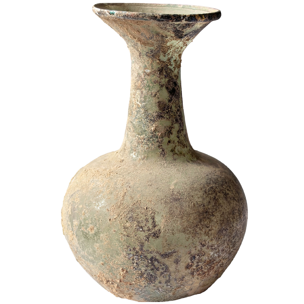 Roman Glass Vase for Precious Oils - Found in Jezreel Valley